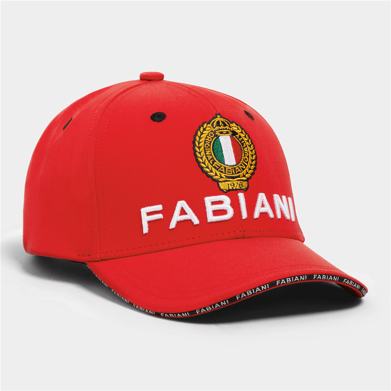Fabiani Logo & Crest Red Cap – Sneakertwenty4